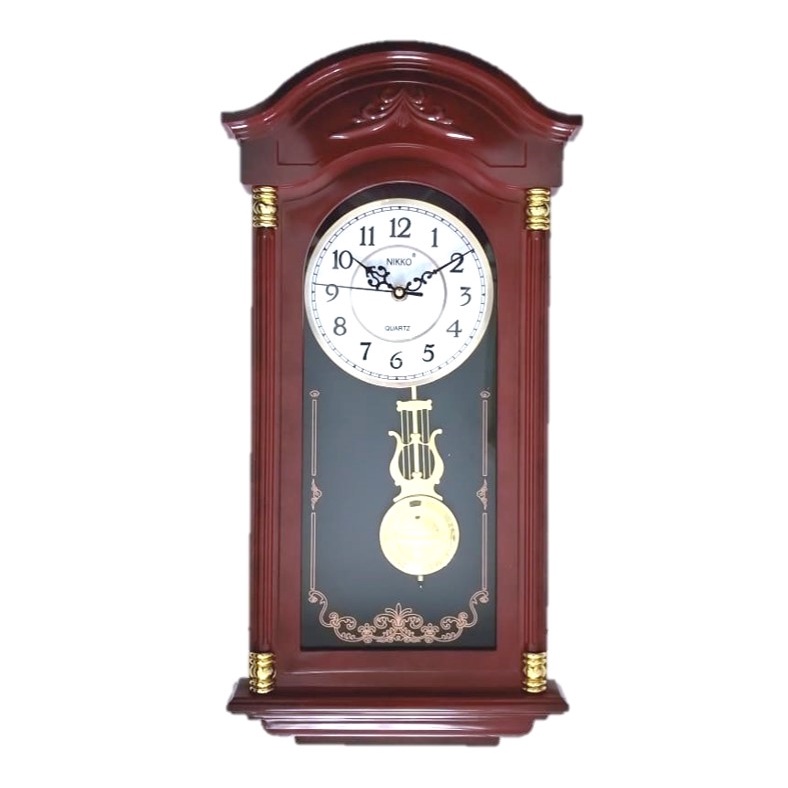 Jual Jam Dinding Bunyi Jam Dinding Bandul Vintage Motif Kayu Quartz ...
