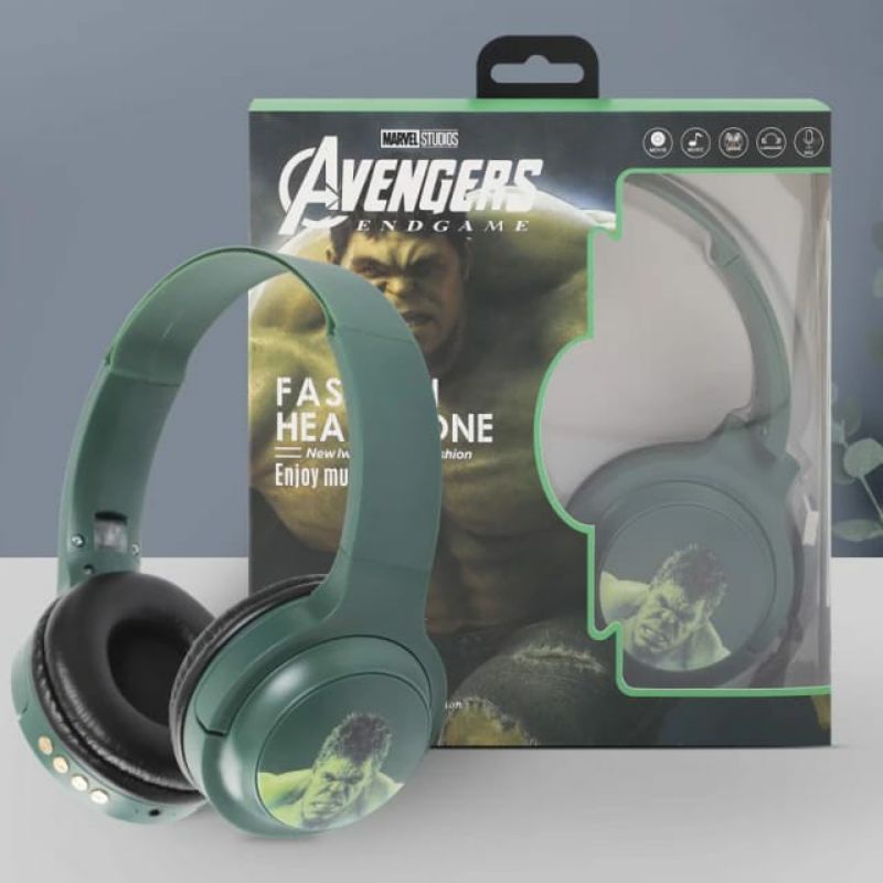 Jual Headphone Headset Bluetooth Wireless Bando karakter Superhero Iron ...