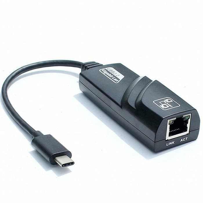Jual USB Type C To LAN RJ45 Ethernet Adapter | Shopee Indonesia
