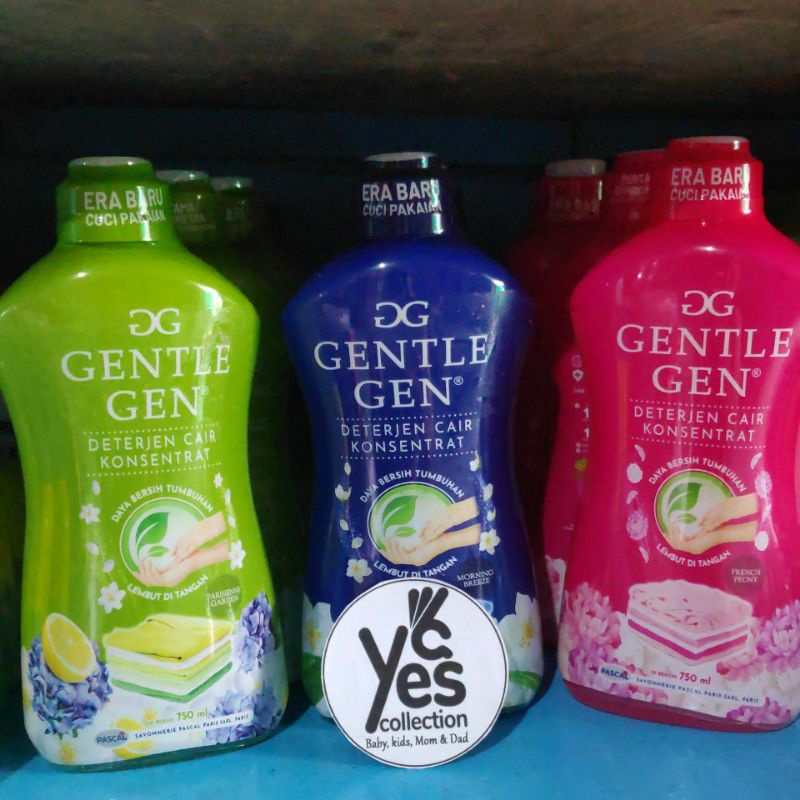Jual Gentle Gen Deterjen Cair Konsentrat 700ml BOTOL Lembut di tangan ...
