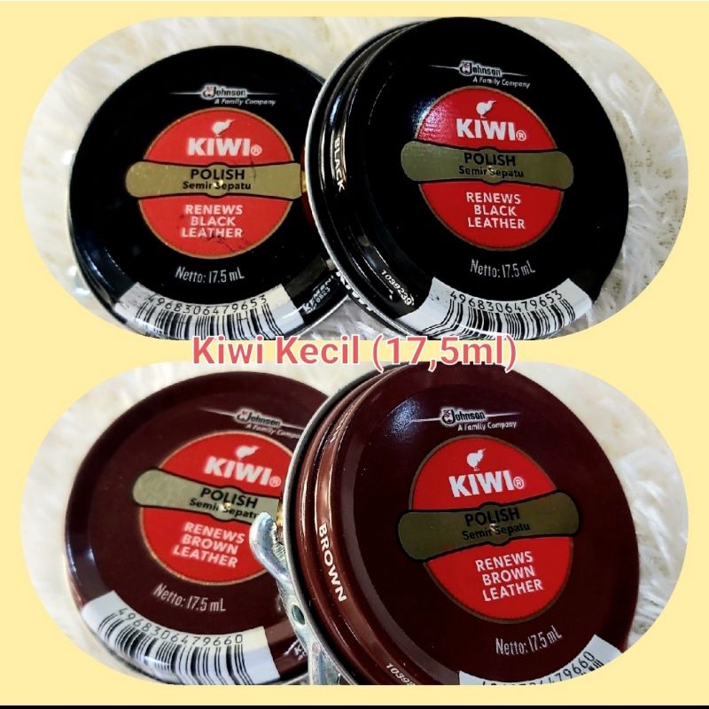 Jual Semir Sepatu Kiwi Padat Hitam/Coklat Kecil 17,5ml | Shopee Indonesia