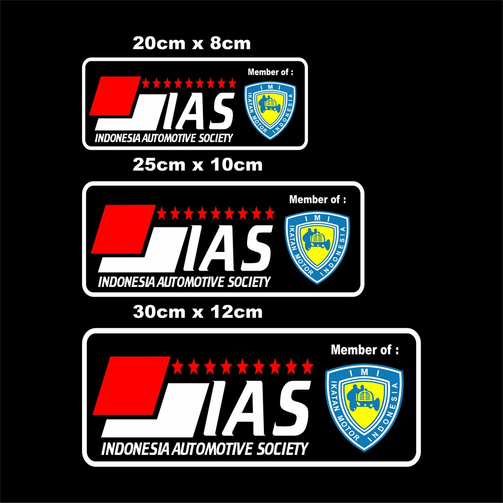 Jual STIKER/STICKER ias kaca mobil cutting stiker ready stock | Shopee ...