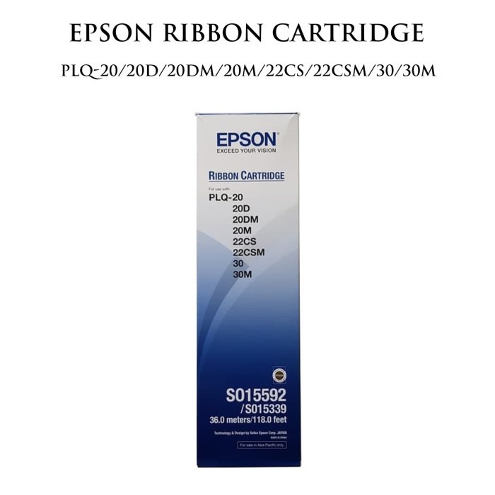 Jual PITA EPSON PLQ-20 ORIGINAL/RIBBON CATRIDGE PLQ20 / PER PCS ...