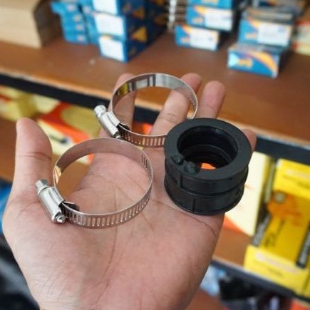 Jual Karet dan Klem Manipol Intake Vespa Karbu PE PWK 28 | Shopee Indonesia