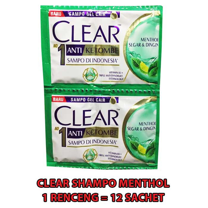 Jual CLEAR SHAMPO ISI 12 SACHET COMPLETE SOFT CARE, CLEAR MENTHOL ...