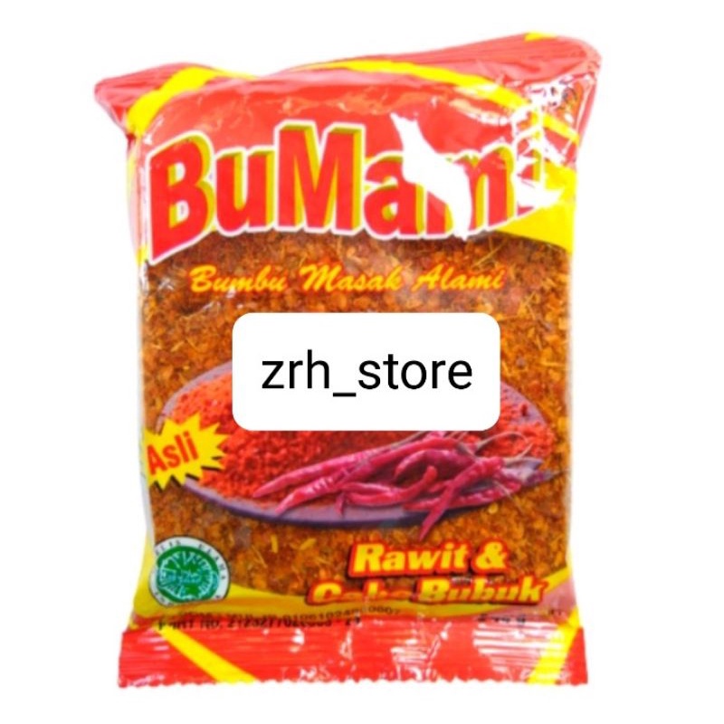 Jual Cabe bumami extra pedas 40gr cabe rawit cabe rawit cabai bubuk ...