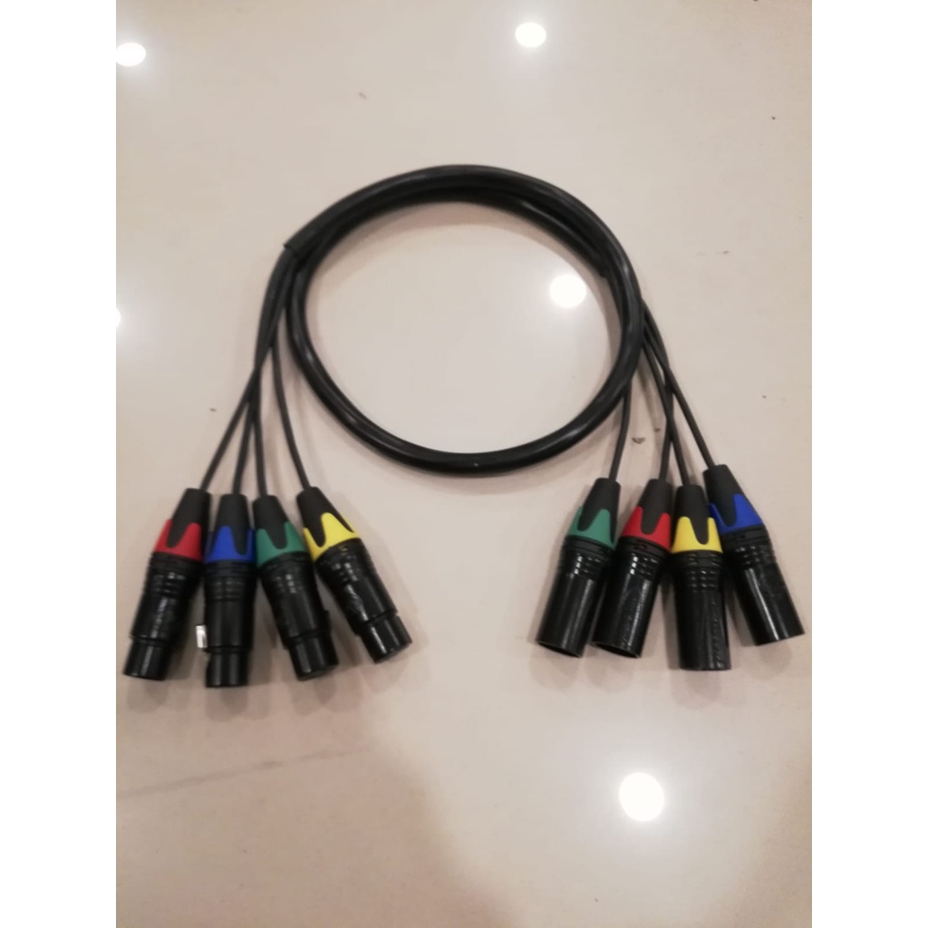 Jual Snake Kabel Apollo 4ch TUM Original + Jack Male Female Panjang 1 ...