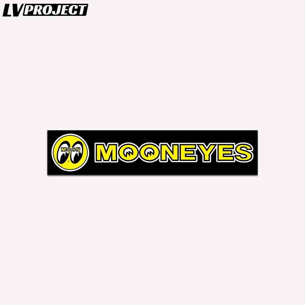 Jual Stiker Sticker Mooneyes Vinyl Laminasi Glossy Panjang 11cm Satuan ...