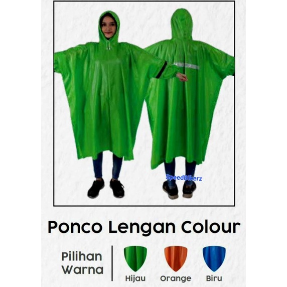 Jual Jas Hujan PONCO LENGAN SCOTCHLITE SKOTLET Mata kucing Colour ...