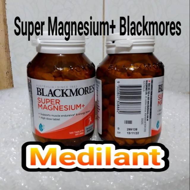 Jual Blackmores super magnesium + plus..asli Australia,total calcium ...