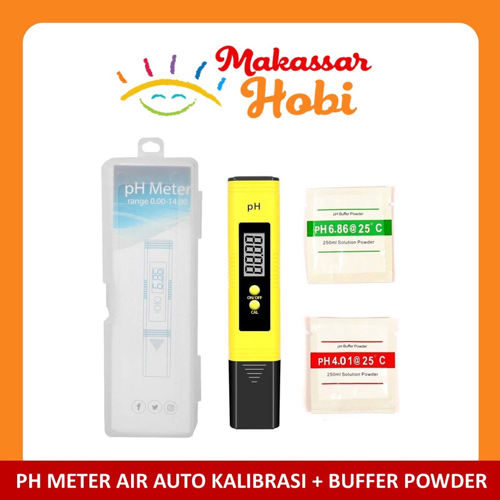 Jual pH Meter Air AUTO KALIBRASI Alat Ukur Digital Aquarium Aquascape ...