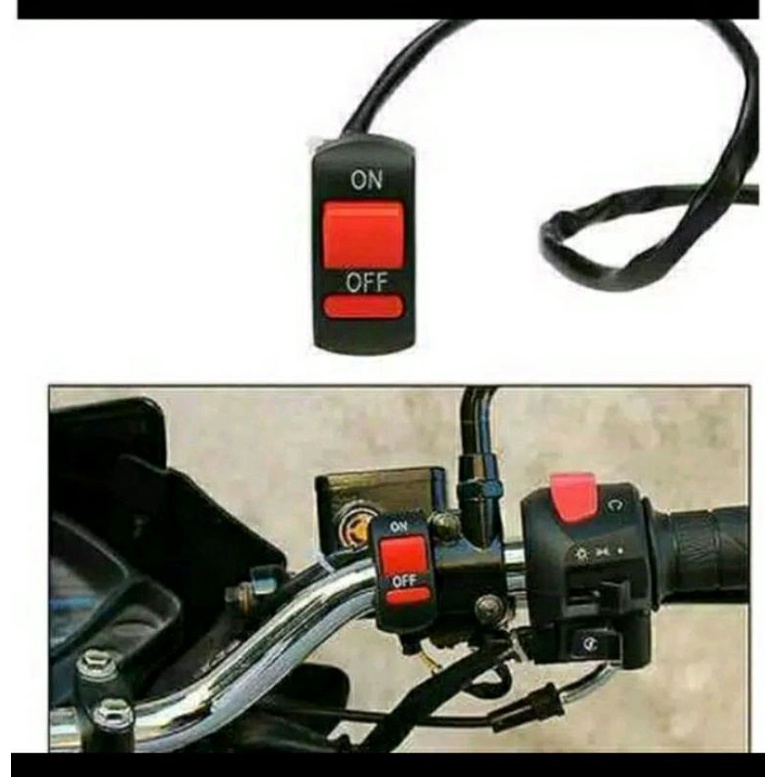 Jual saklar on off engine stop universal Motor | Shopee Indonesia