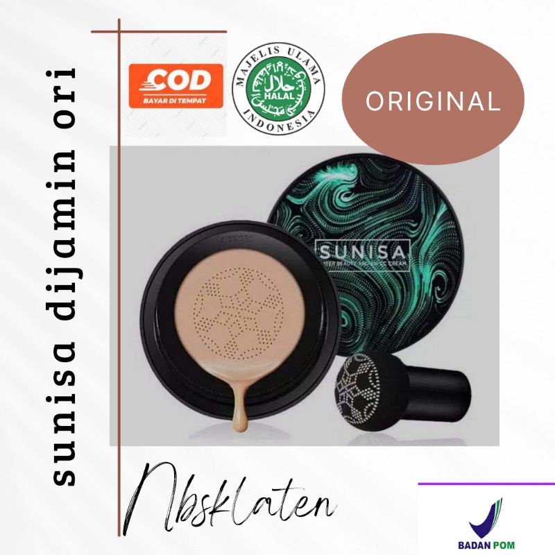 Jual SUNISA MUSHROOM AIR CUSION CC CREAM/ BB CREAM | Shopee Indonesia