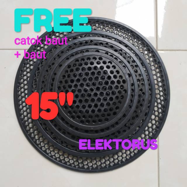 Jual PENUTUP SALON SPEAKER 15 Inch GRILL RAM TUTUP COVER | Shopee Indonesia