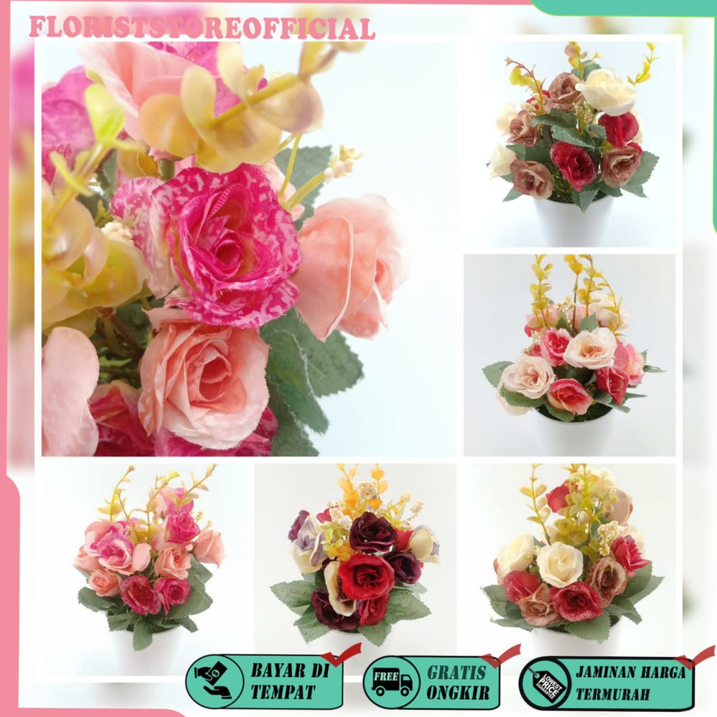Jual COD BUNGA PLASTIK BUNGA PAJANGAN IMITASI BUNGA ARTIFISIAL BUNGA ...