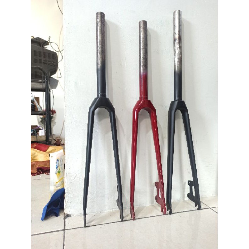 Jual Fork Rigid Sepeda Roadbike/ MTB/ Gravel/ Rivel DLL Rims 700c READY ...