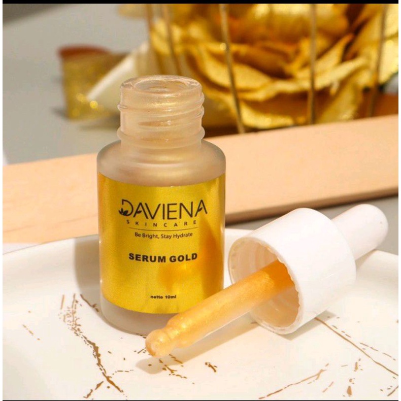 Jual SERUM GOLD SERIES DAVIENA SERUM WAJAH DAVIENA | Shopee Indonesia