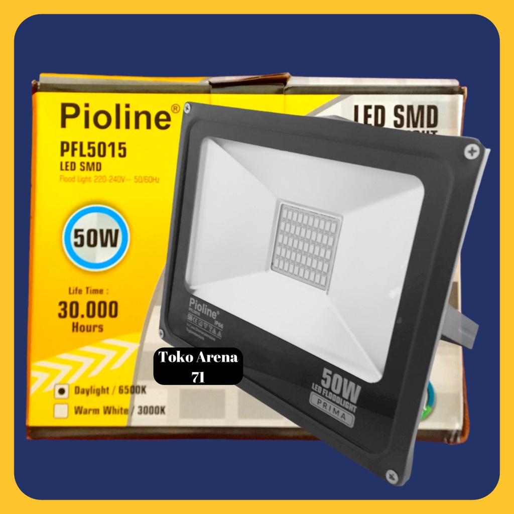 Jual Lampu LED Sorot Lampu Led Tembak 50w 50 Watt FLOOD LIGHT LAMPU LAPANGAN LAMPU TAMAN Pioline ...