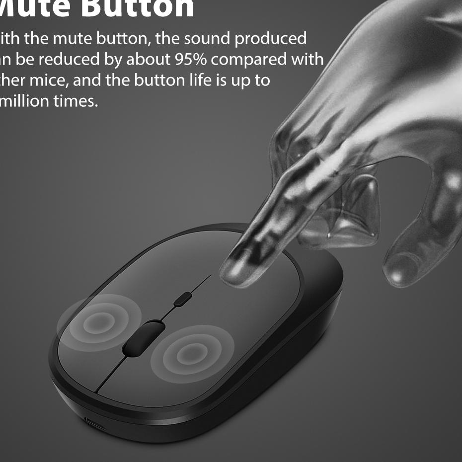 Jual Harga Obral Goojodoq Bluetooth Mouse Wireless Silent Ultra Tipis ...