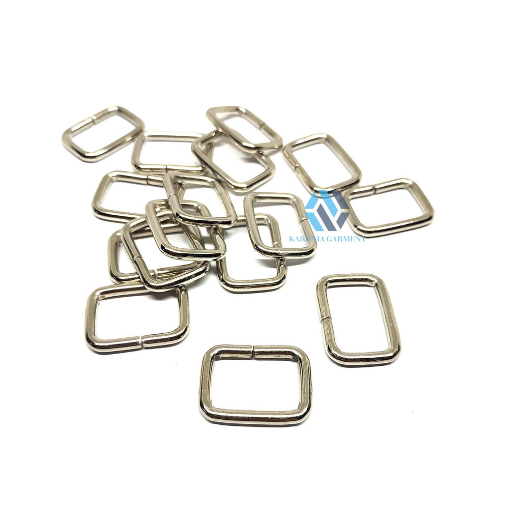 Jual Ring kotak / ring pengait cantelan tali webbing tas / lanyard / id ...