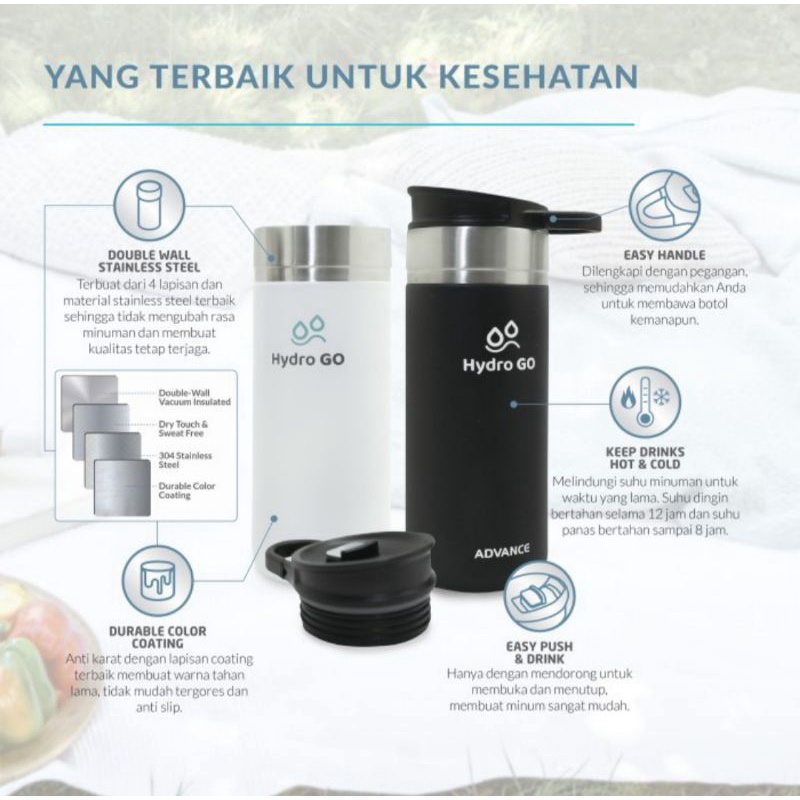 Jual ADVANCE HYDRO GO (BOTOL MINUM) | Shopee Indonesia