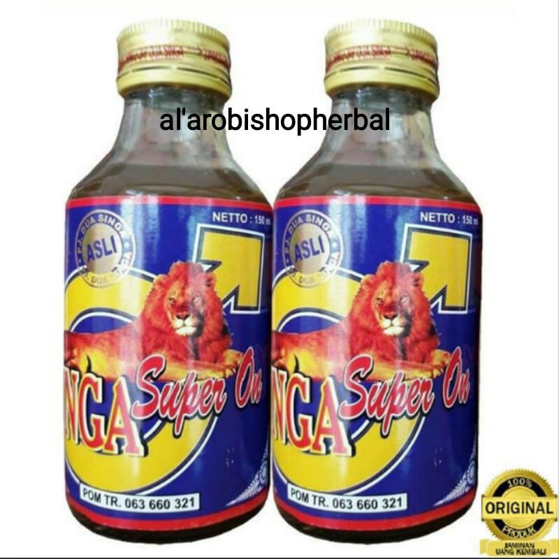 Jual JAMU SUPER ON cap DUA SINGA Jamu Kuat Pria ASLI 150 ml | Shopee ...