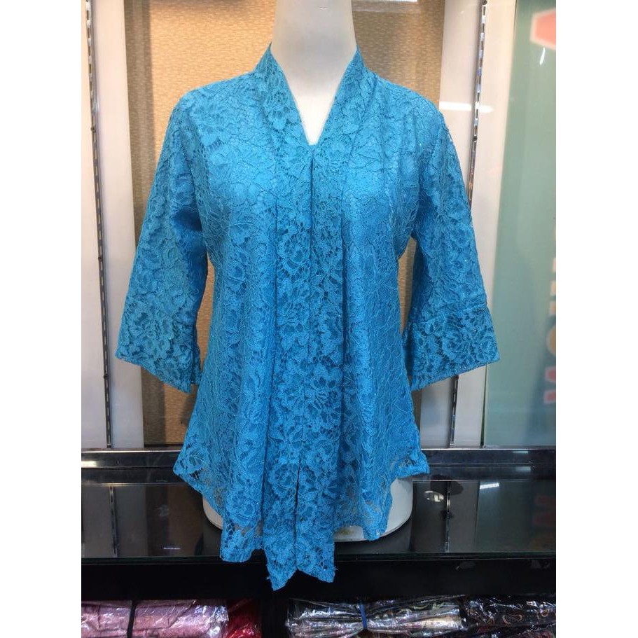 Jual Atasan Kebaya Kutu Baru Brokat Floy Seri Warna Dan Ukuran | Shopee Indonesia