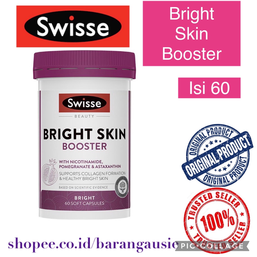 Jual Swisse Beauty Bright Skin Booster 60 capsules | Shopee Indonesia