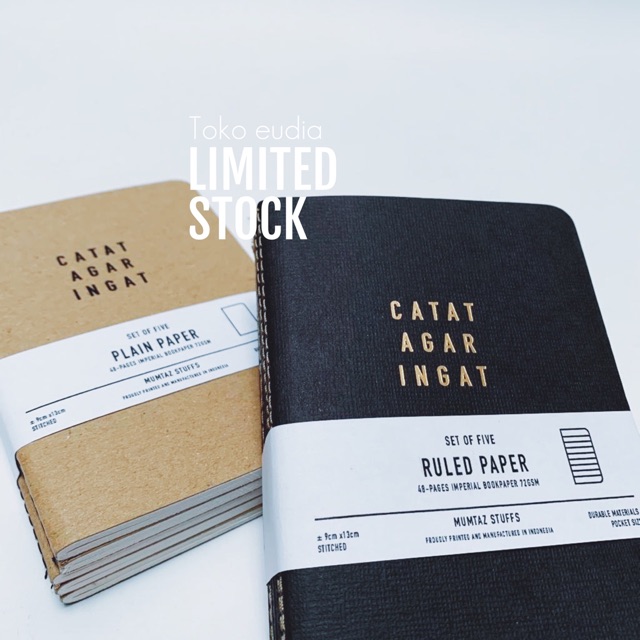 Jual Paket Hemat - Catat Agar Ingat Pocket Notebook | Shopee Indonesia