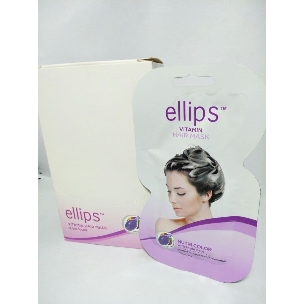 Jual Ellips Hair Mask - Nutri Color Sachet | Shopee Indonesia
