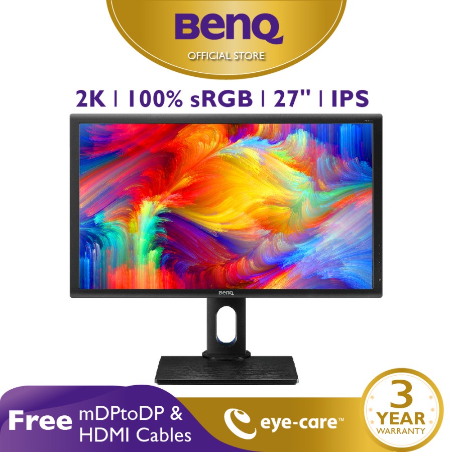 Jual BenQ PD2700Q - 27" 2K QHD sRGB HDR10 Designer Monitor | Shopee ...