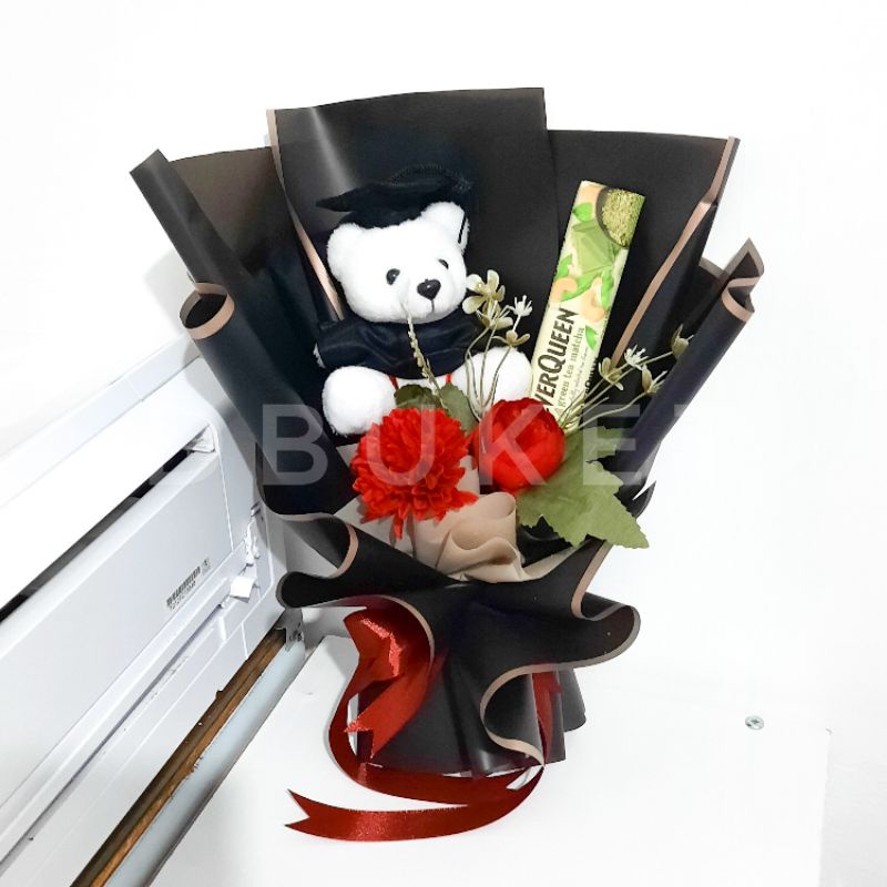 Jual Buket boneka coklat wisuda | Graduation | sempro | Shopee Indonesia