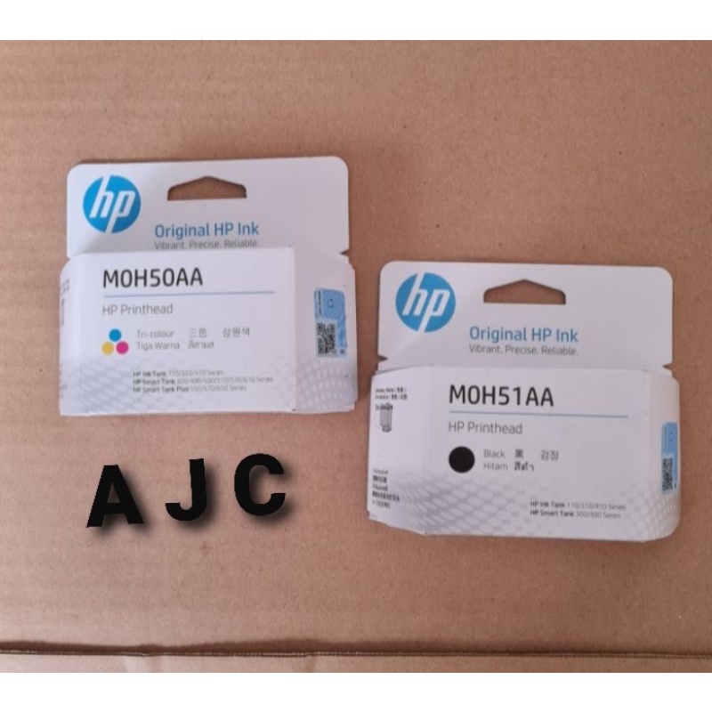 Jual Print Head Cartridge HP GT5810 GT5820 M0H50A Black + Color (1 SET ...