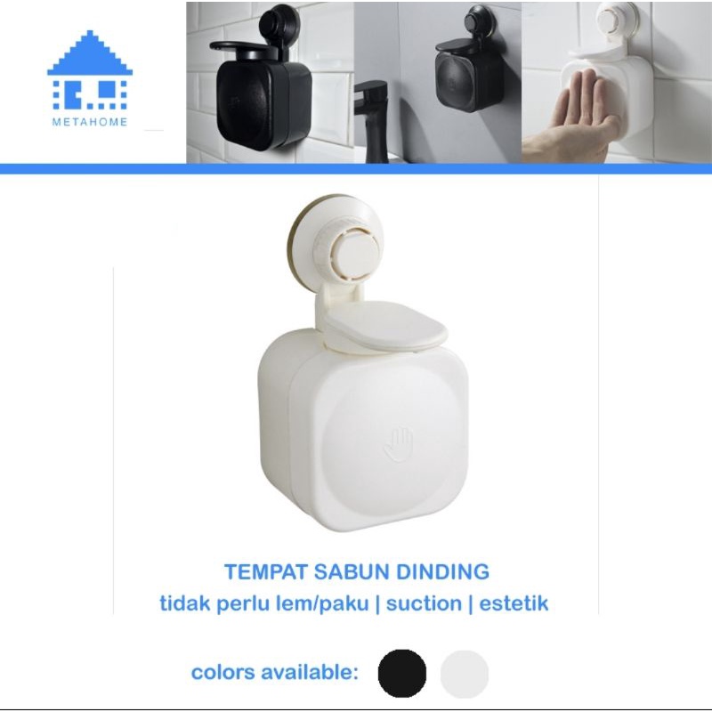 Jual METAHOME - Tempat Sabun Tempel Botol Sabun Cuci Tangan Dinding ...