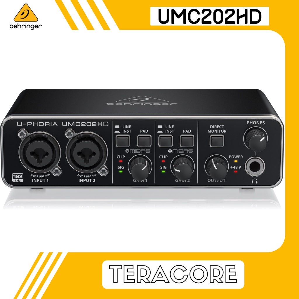 Jual Behringer UMC202HD UMC 202HD UMC-202 USB Audio Interface ...