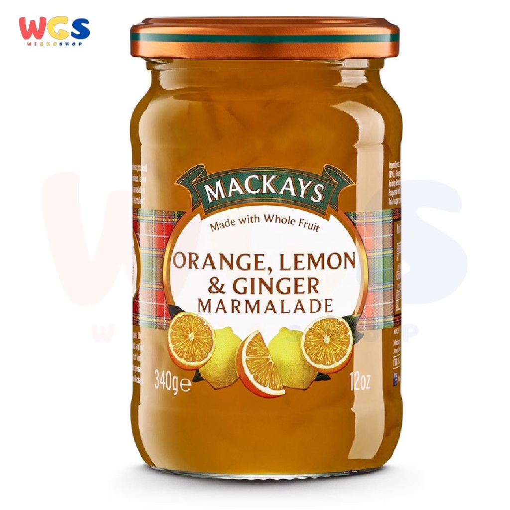 Jual Mackays Selai Orange, Lemon & Ginger Marmalade 340g | Shopee Indonesia