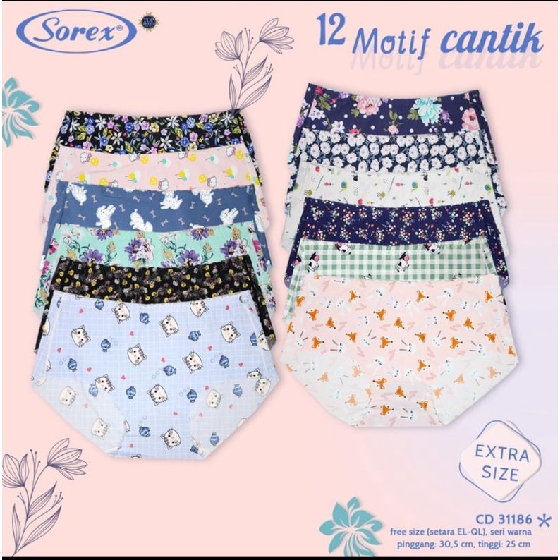 Jual CD SOREX SEAMLESS MOTIF 31081 & 31186(versi JUMBO) | Shopee Indonesia