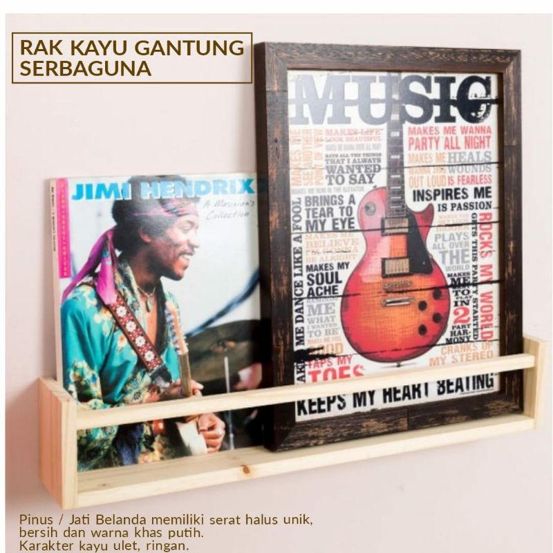 Jual Rak buku / rak foto / rak gantungan baju / dekorasi kamar ...