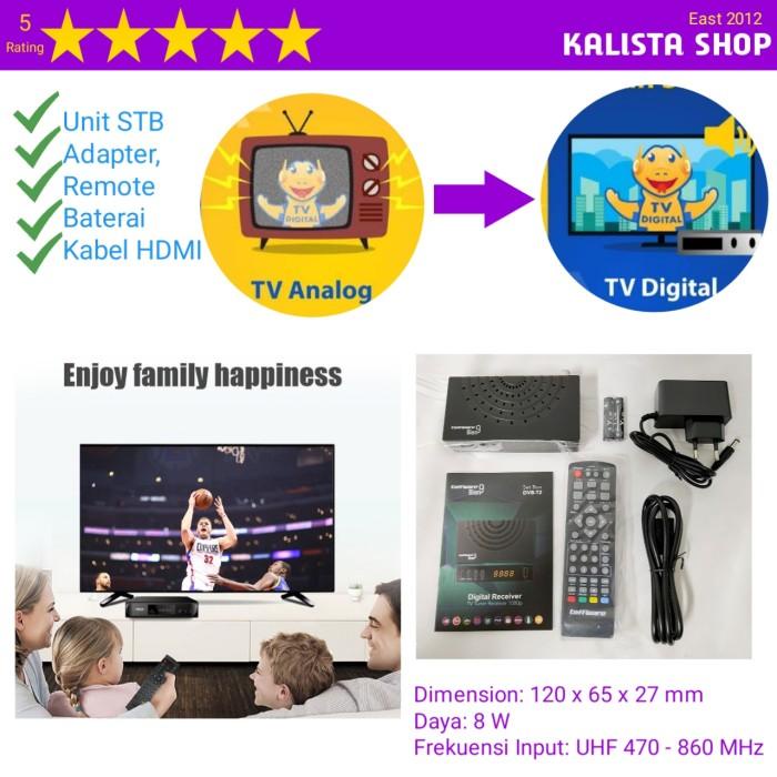 Jual Tv Analog To Digital Converter - Digital Setup Box Dvb T2 1080P ...