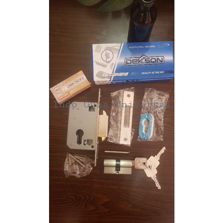 Jual Mortise Lock Lockcase Sliding Dekson Dekkson MTS SLD DL 84100 SSS ...