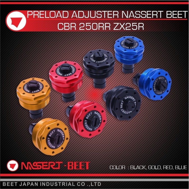 Jual NASSERT BEET PRELOAD ADJUSTER CBR250RR / CBR150R K45R | Shopee ...
