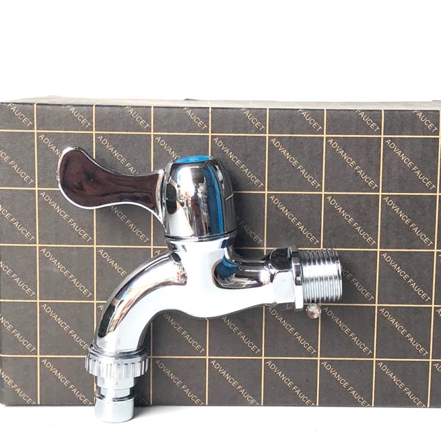 Jual KRAN AIR PLASTIK 1/2” INCH VOLK CHROME/KRAN AIR TAMAN 1/2” INCH ...