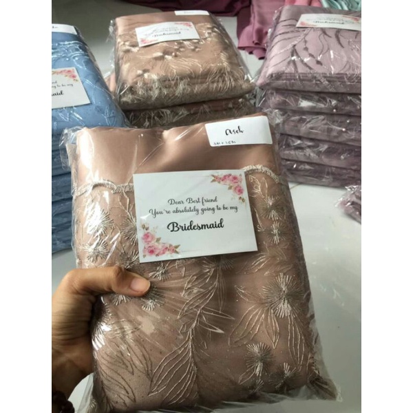 Jual (Alena textile) PAKET BRIDESMAID / SERAGAM KELUARGA (maxmara ...