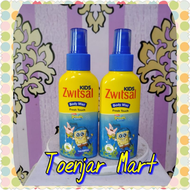 Jual Zwitsal Body Mist Kids Spongebob Spray 100ml ORIGINAL | Shopee Indonesia