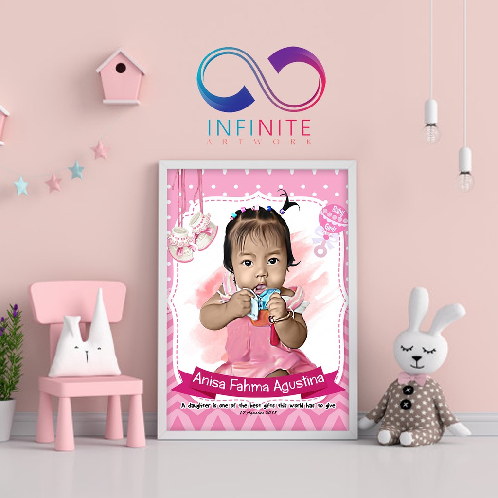 Jual kado unik lukisan, cetak foto wisuda / ulang tahun / pernikahan ...