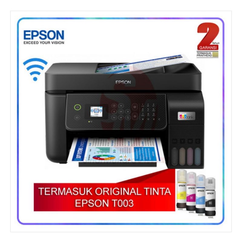 Jual Epson Ecotank L5290 Print Scan Copy Wifi with ADF | Shopee Indonesia