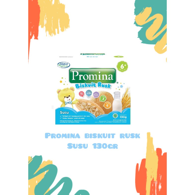 Jual Promina Biskuit Rusk 6+ 130 gr / Promina Biskuit Bayi 6+ | Shopee ...