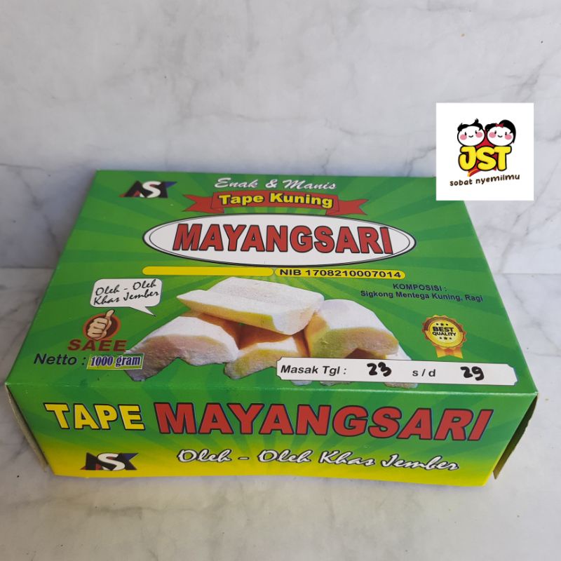 Jual [1000gr] Oleh Oleh Khas Jember Tape Manis Mayang Sari Asli & Enak ...