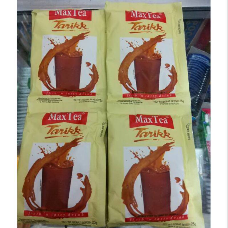 Jual Max Tea TARIK sachetan 1Renceng 10sachetan @25g | Shopee Indonesia