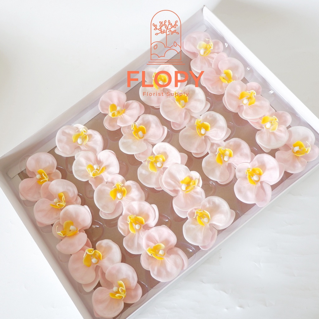 Jual Bunga Sabun Anggrek 7 cm / Soap Flower Bunga Palsu Buket Dekorasi ...